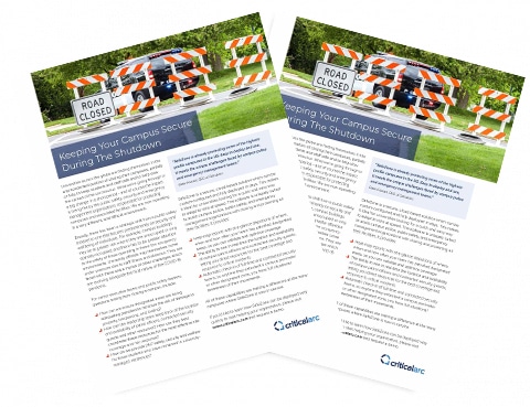 Securing a Closed Campus Brochure | CriticalArc